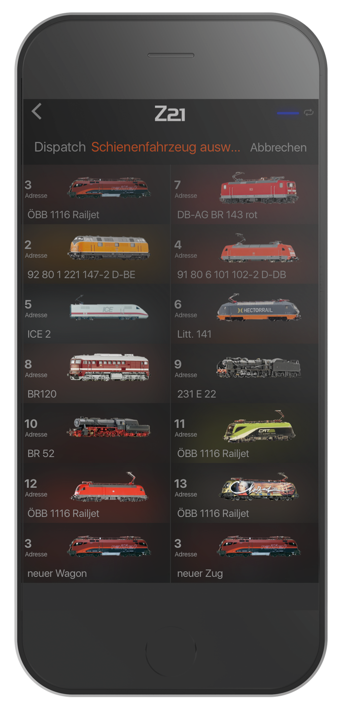 Z21 App - Produkte - Roco z21