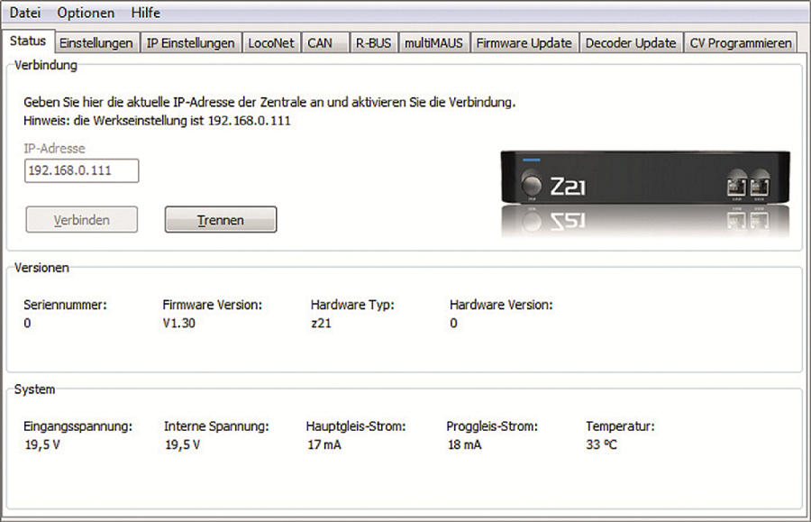 Allgemein - Z21 System - Roco z21