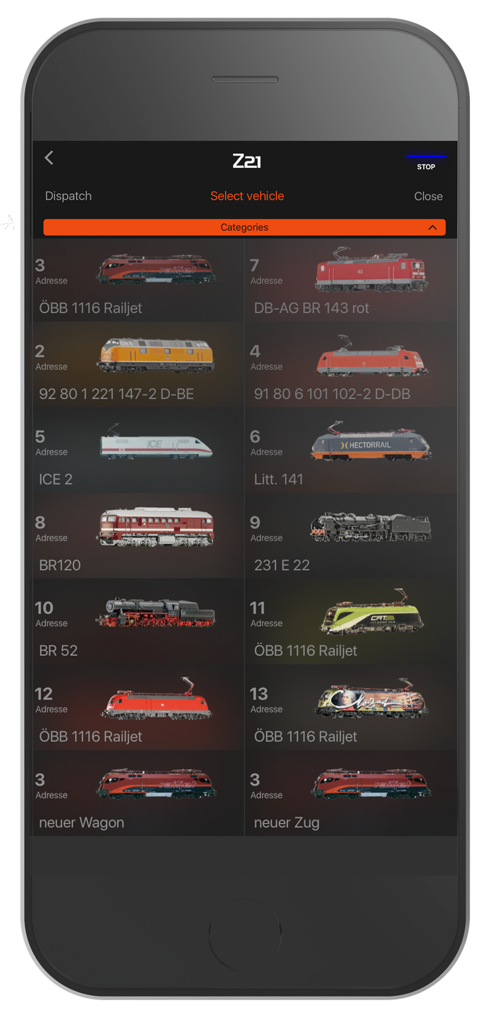 Z21 App - Products - Roco z21