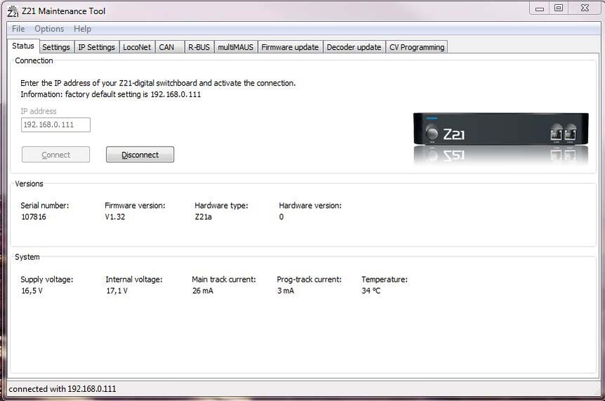 General Information - Z21 System - Roco z21